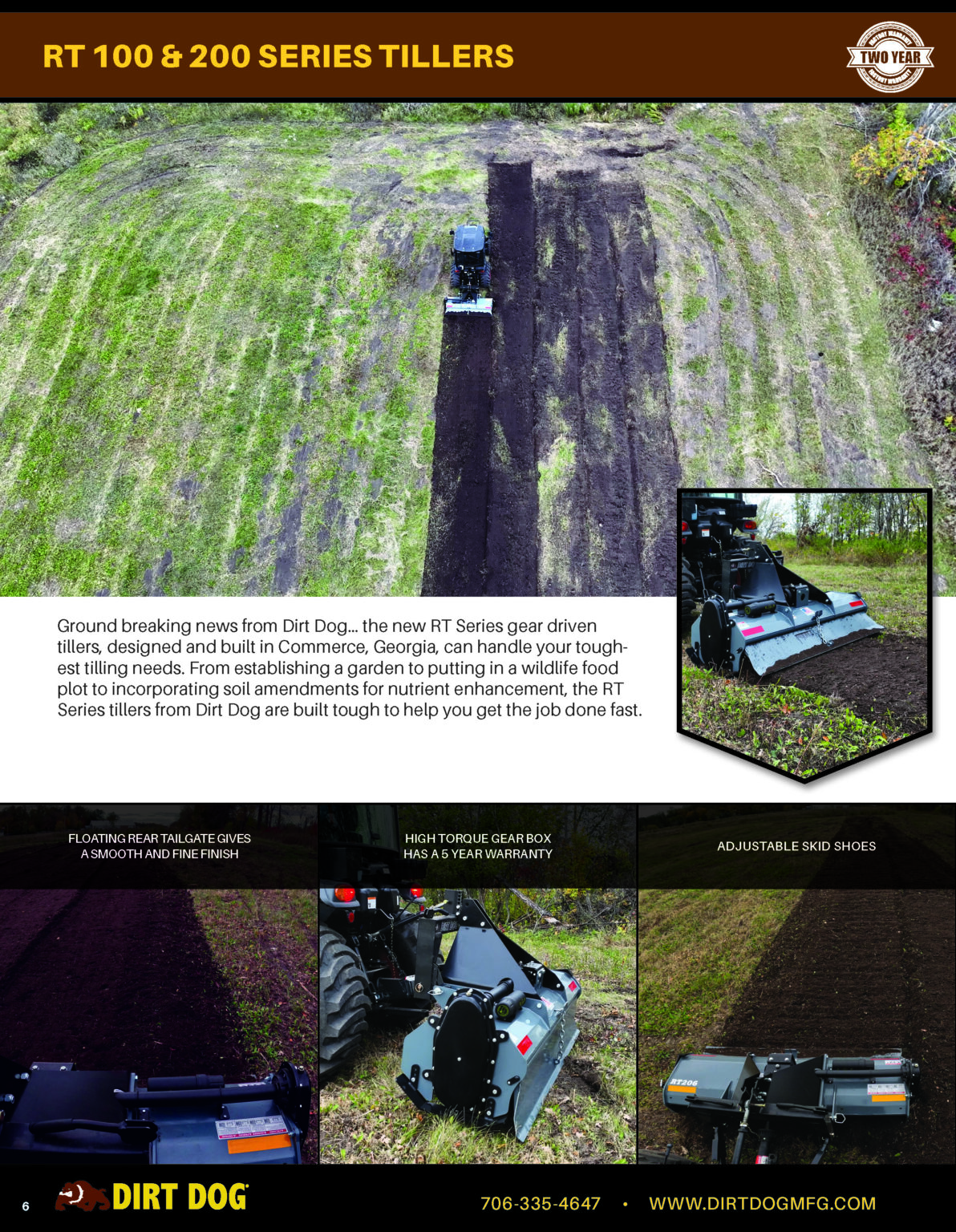 Rotary Tillers (18-65 HP) - Dirt Dog Manufacturing