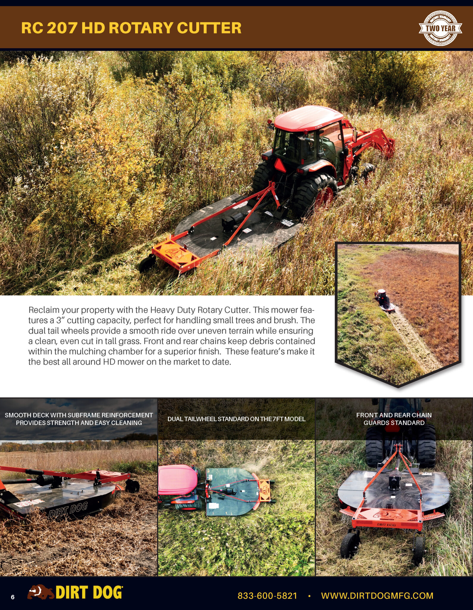 HD Rotary Cutter (45-90 HP) - Dirt Dog Manufacturing